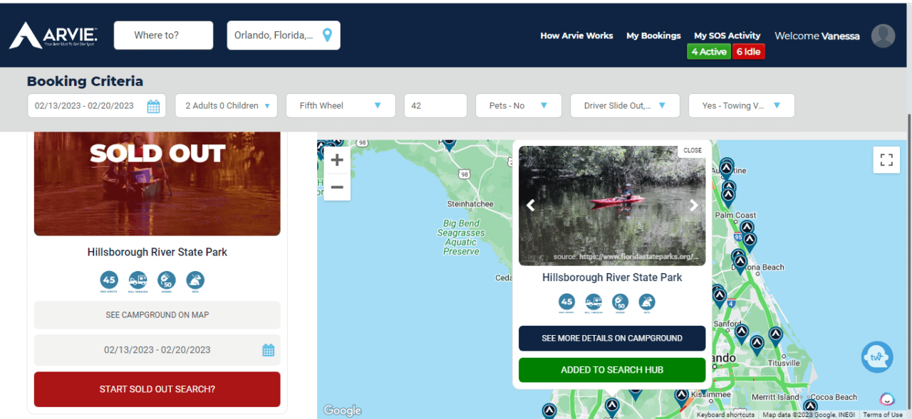 Arvie Is The Campsite Cancellations Finder You Have Been Waiting For ...